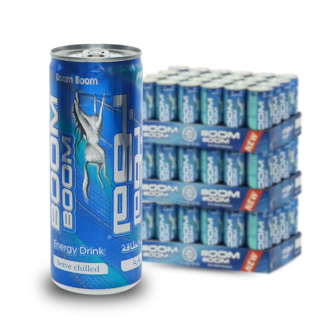 Boom Boom Energy Drink – Original | 355ml (Case of 24) – Prime Reach ...